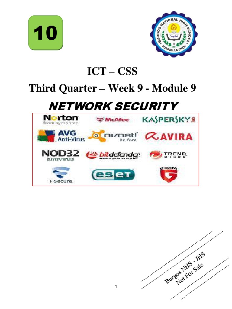 Network Security: Ict - Css Third Quarter - Week 9 - Module 9 | PDF