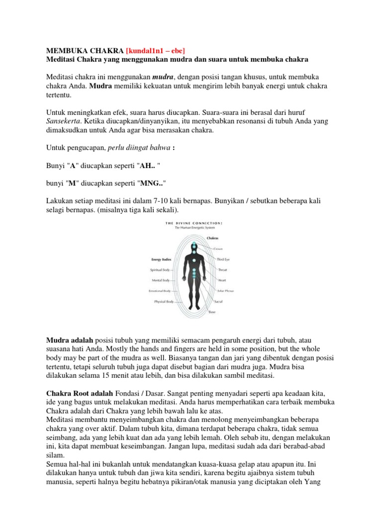 89 Chakra | PDF | Pengembangan Diri