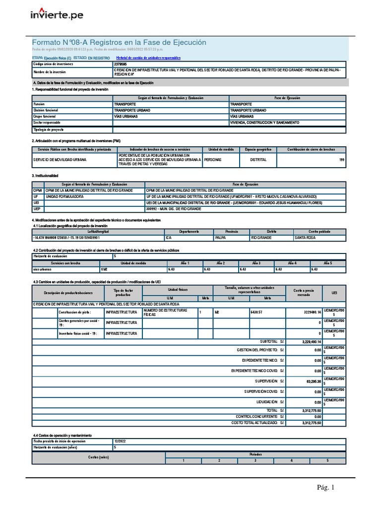 Formato 8a-Actualizado | PDF