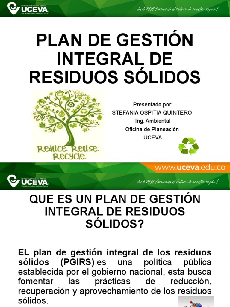 1015 Capacitaciongestionamabiental Pgirs | PDF | Reciclaje | Residuos