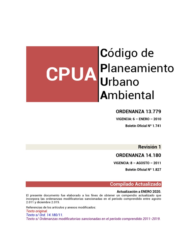 Codigo Planeamiento Urbano Salta Pdf