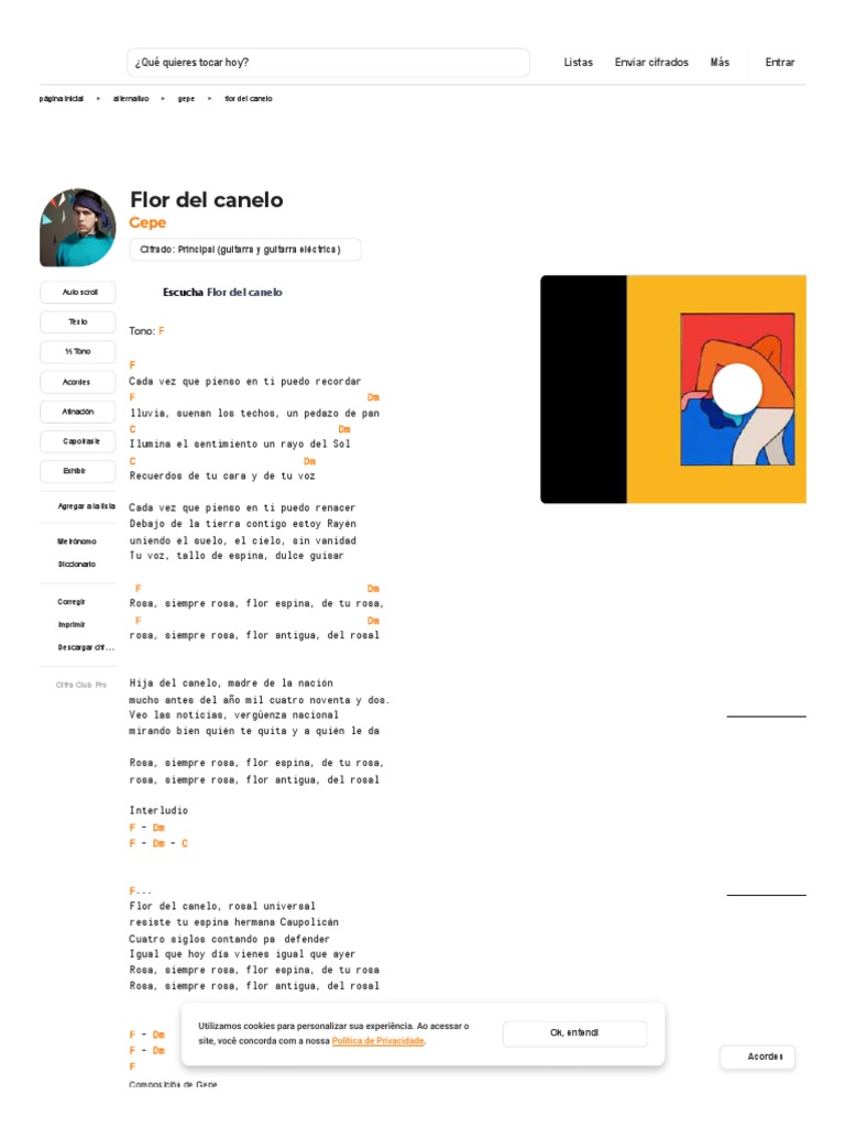 Flor Del Canelo - Gepe | PDF