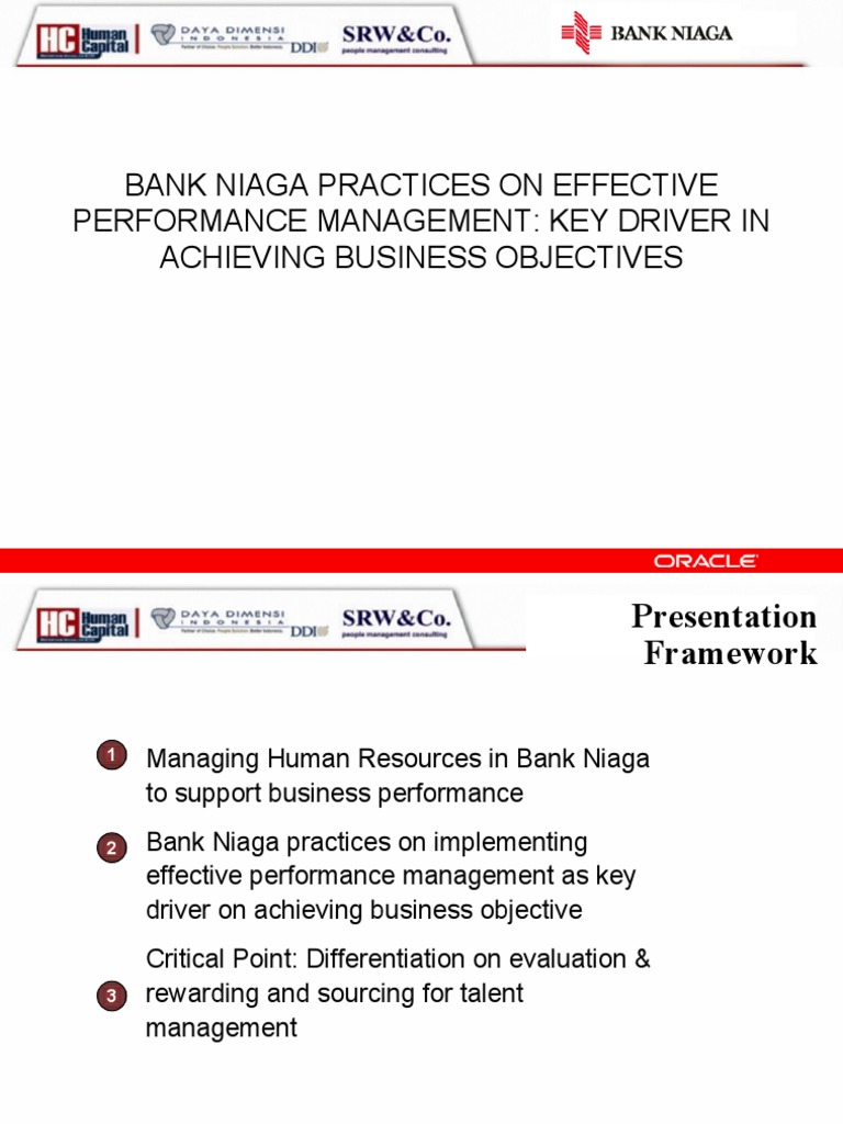 Materi Presentasi Bank Niaga | PDF | Performance Indicator | Performance Management