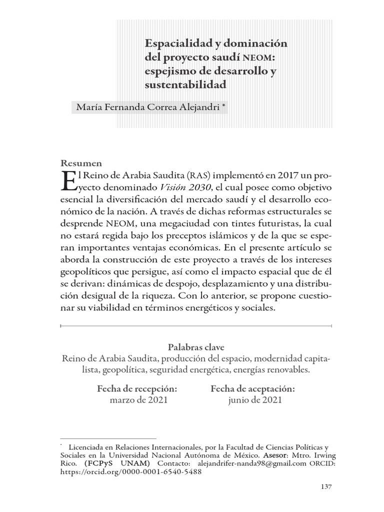 2974-Texto Del Artículo-18724-1-10-20210829 | PDF | Arabia Saudita | Egipto