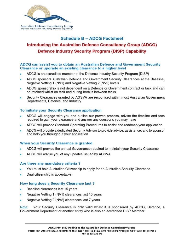 Introducing The Australian Defence Consultancy Group (ADCG) Defence ...