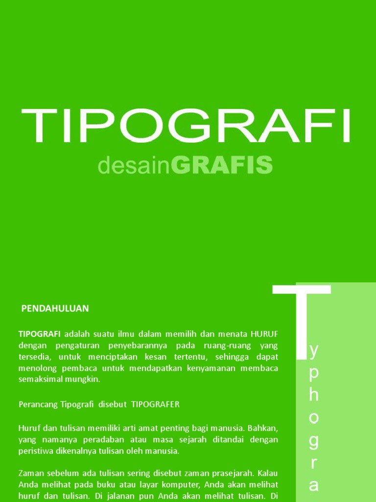 Materi Tipografi | PDF