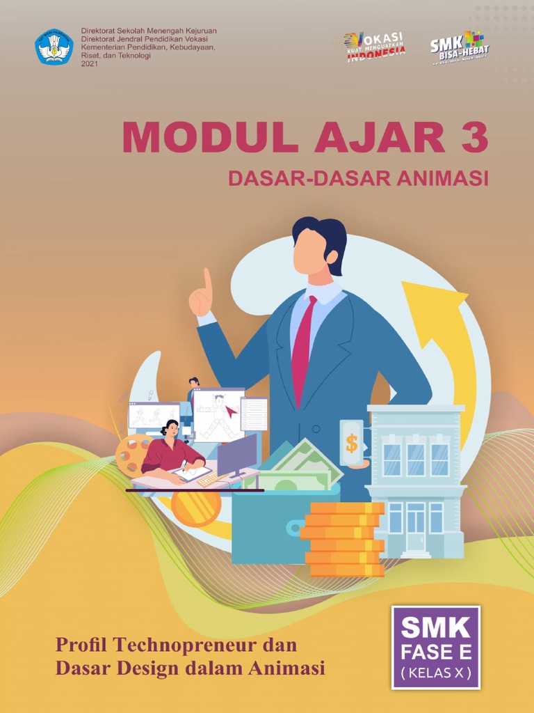 Modul Ajar Dasar Animasi 3 | PDF | Seni | Komputer Modul Ajar Dasar Animasi 3 | PDF | Seni | Komputer