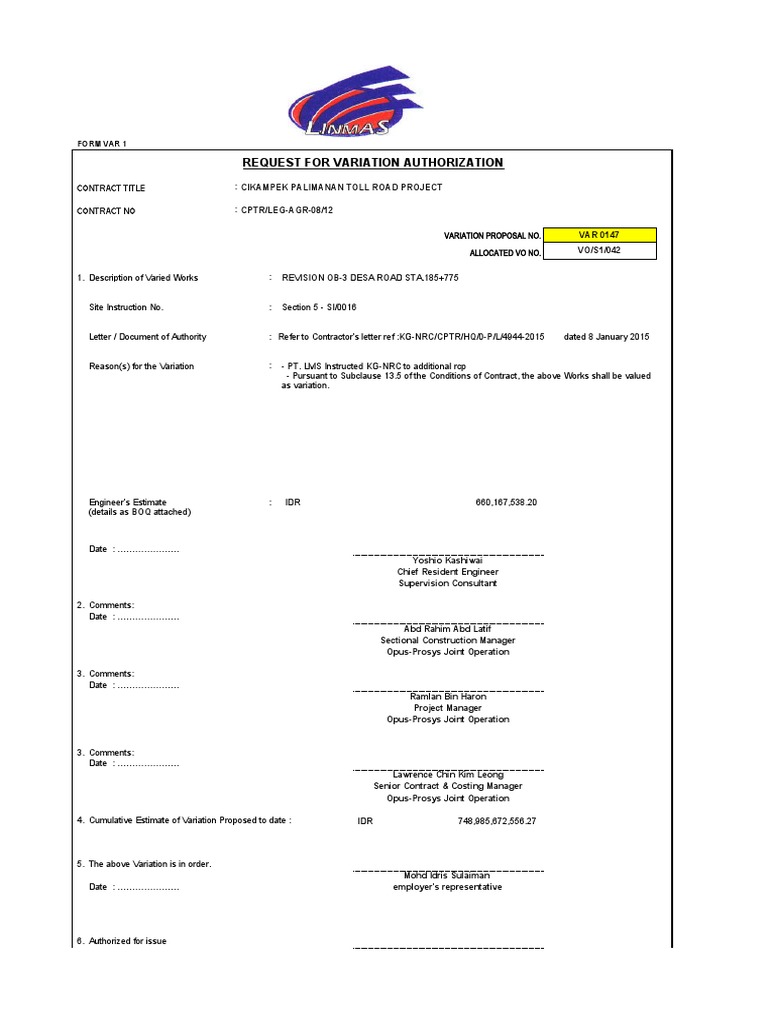 VAR1 - Sect 5 - ADDITIONAL RCP AT STA. 185+775 | PDF