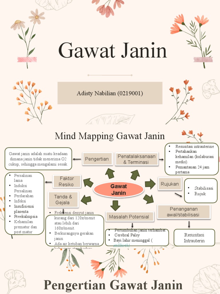 Mind Mapping Gawat Janin (Adisty Nabilian) | PDF