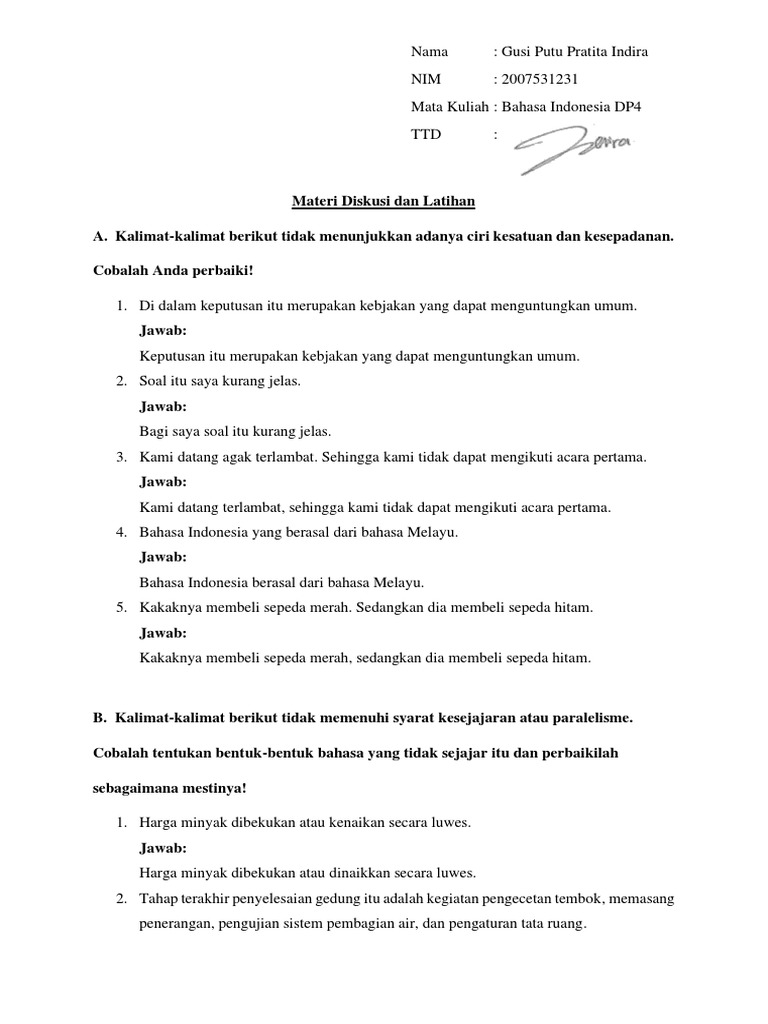 Tugas 6 Bahasa Indonesia | PDF | Seni & Disiplin Bahasa | Kajian Bahasa Asing