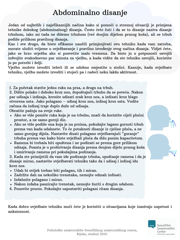 Abdominalno Disanje | PDF