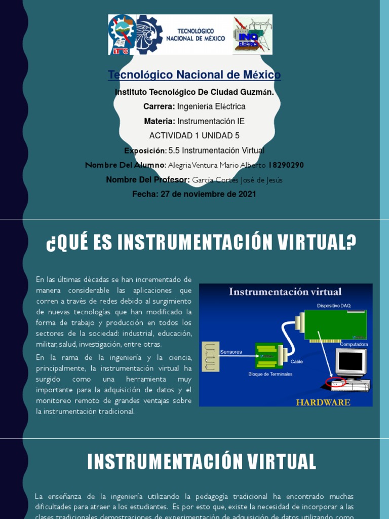 5.5 Instrumentacion Virtual. U5. MAAV | PDF | Software | Hardware de la ...