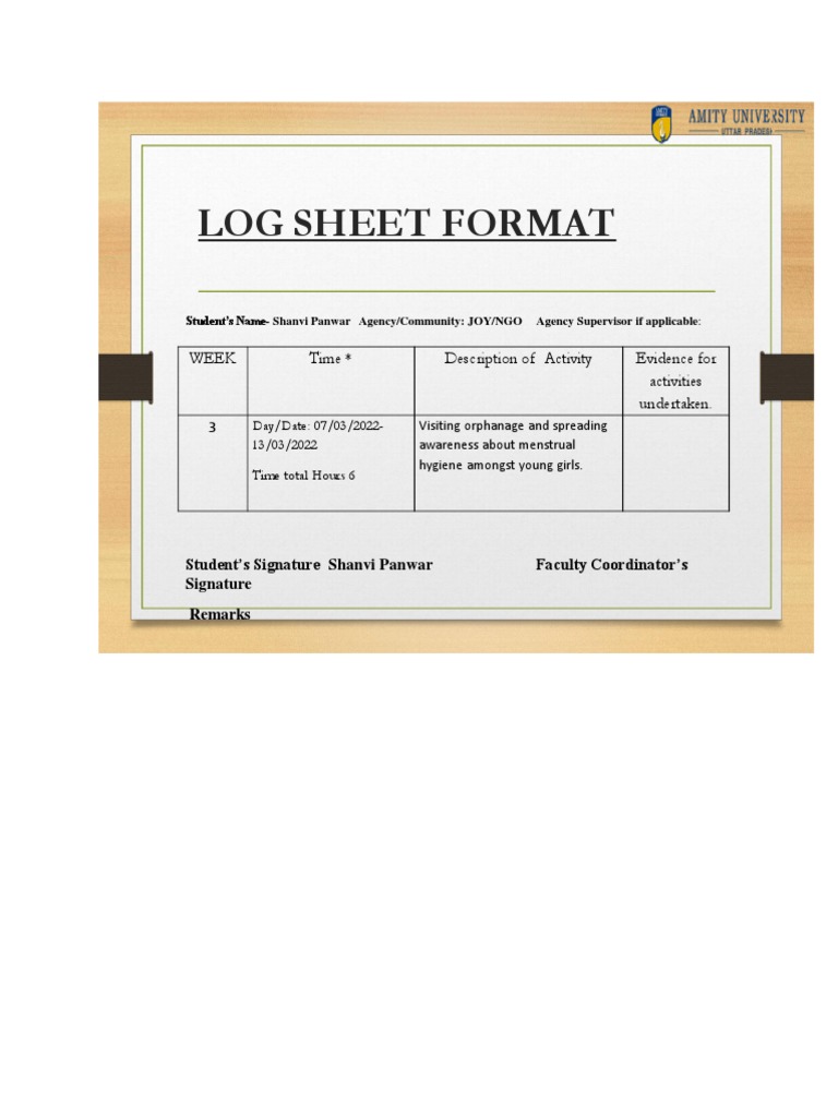 Logsheet Format HVCO SRCE UHV 4 | PDF