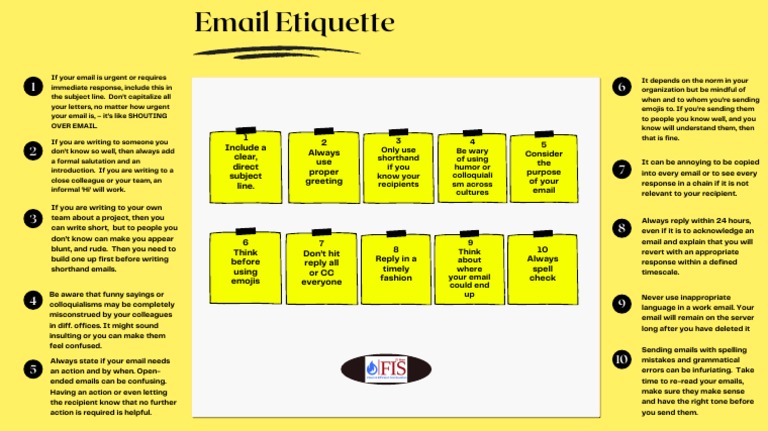 Email Etiquette Tips! | PDF | Human Communication | Communication
