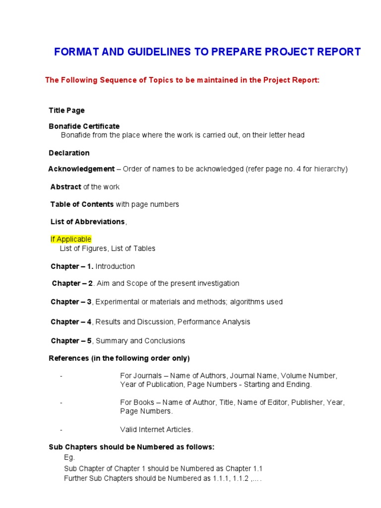 PT Report Format | PDF