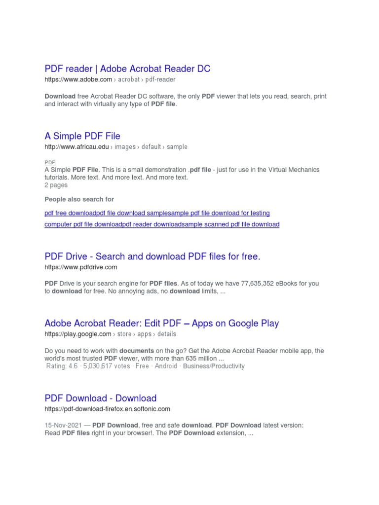 PDF Reader | PDF