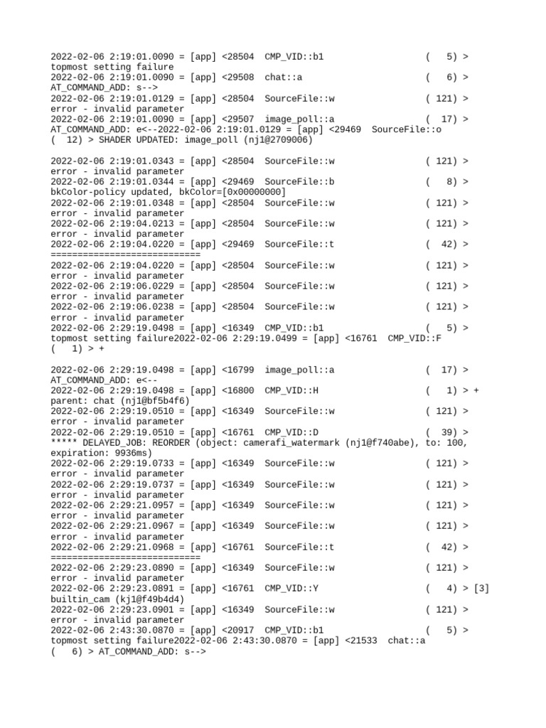 Usb Cam Log | PDF | Computing | Software
