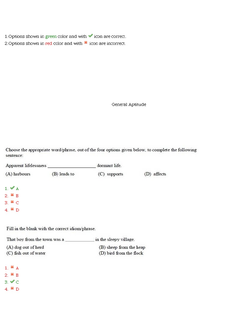 GATE Exam: Math Section Analysis | PDF | Cognitive Science | Cognition