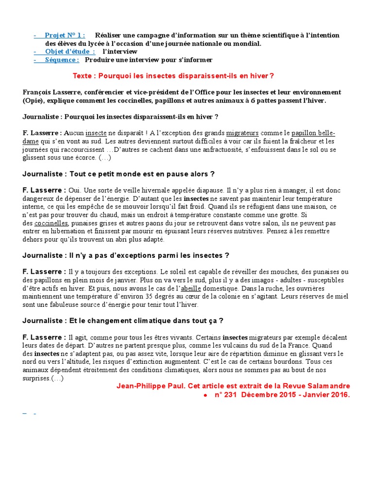 1AS Interview Inédit 2021 Mélodie | PDF