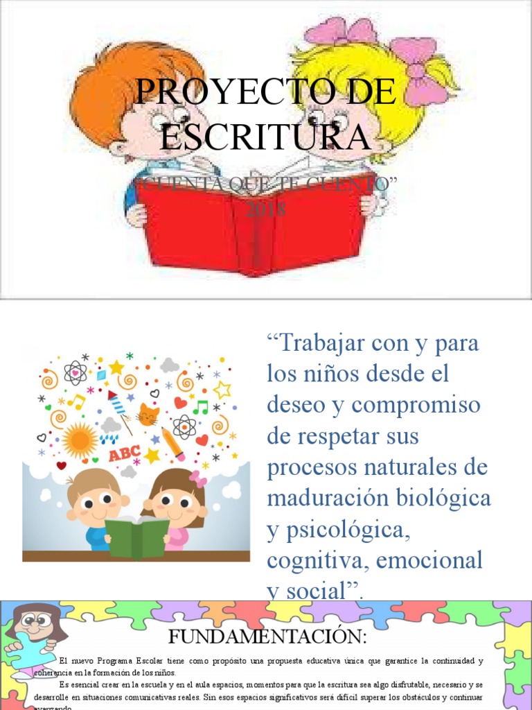 Copia de Proyecto de Escritura | PDF | Narración | Educación primaria