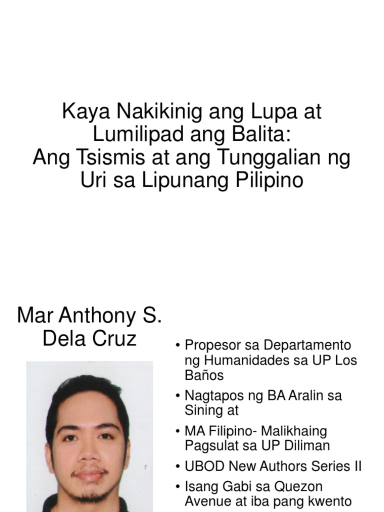 Tsismis Compress | PDF