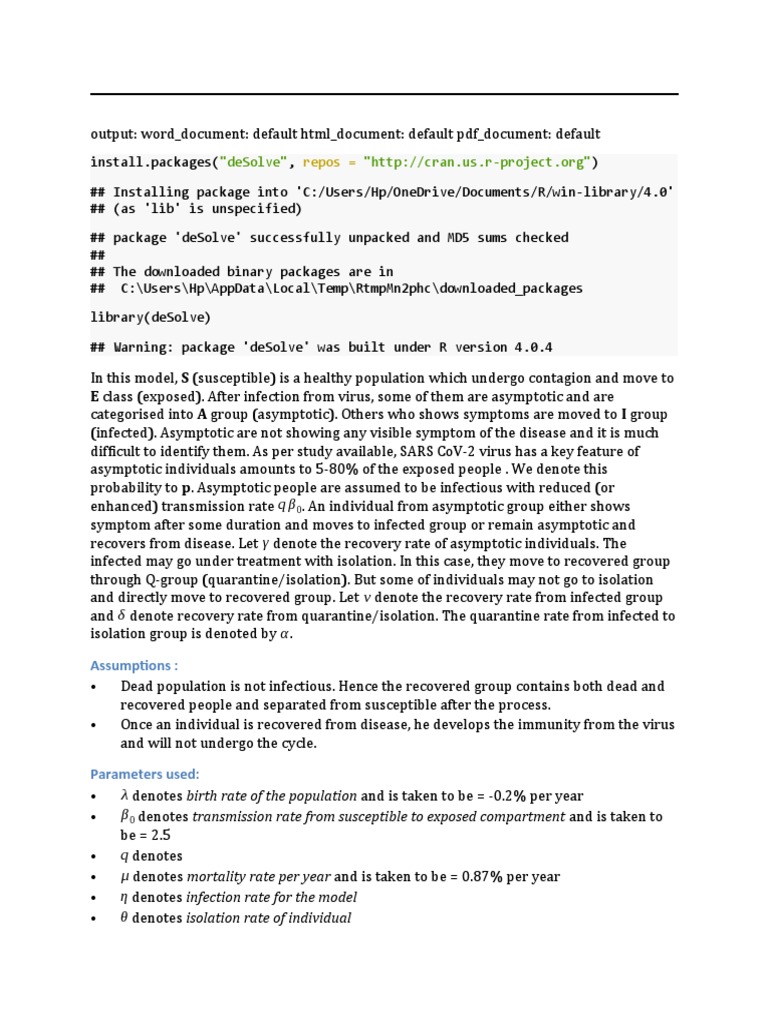 "Desolve": E Class (Exposed) - After Infection From Virus, Some of Them ...