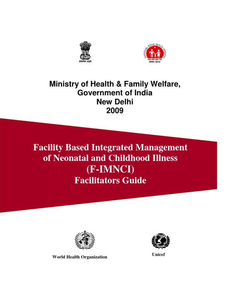 F-IMNCI Facilitator's Guide | PDF | Intravenous Therapy | Childbirth