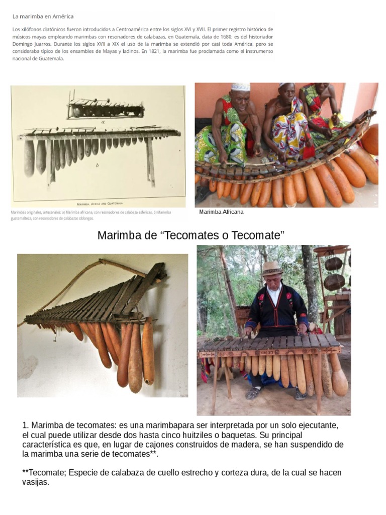 Historia de La Marimba | PDF