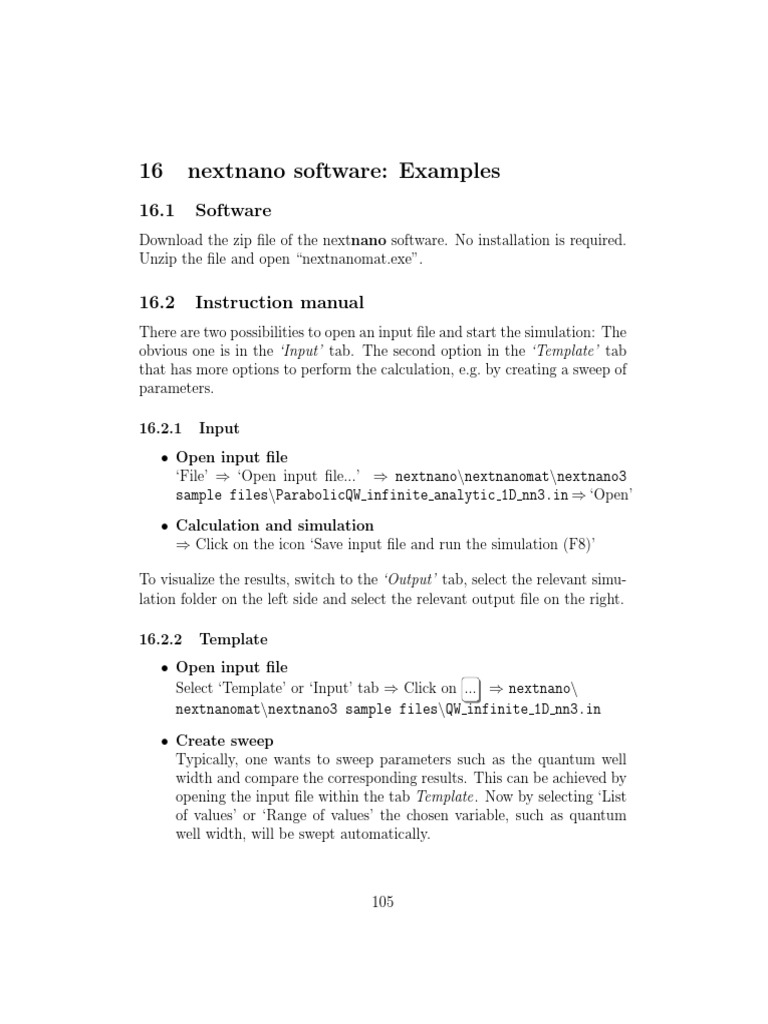 Nextnano Examples | PDF