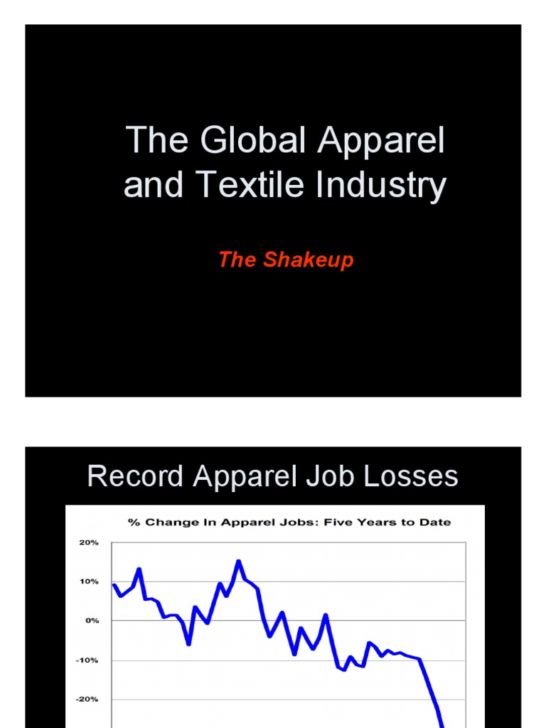 Global Textile Industry Job Losses | PDF | Offshoring | Clothing
