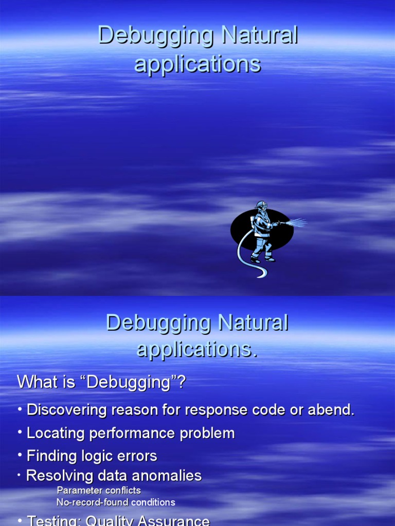 Debugging Natural Applications | PDF | Debugging | Application Software