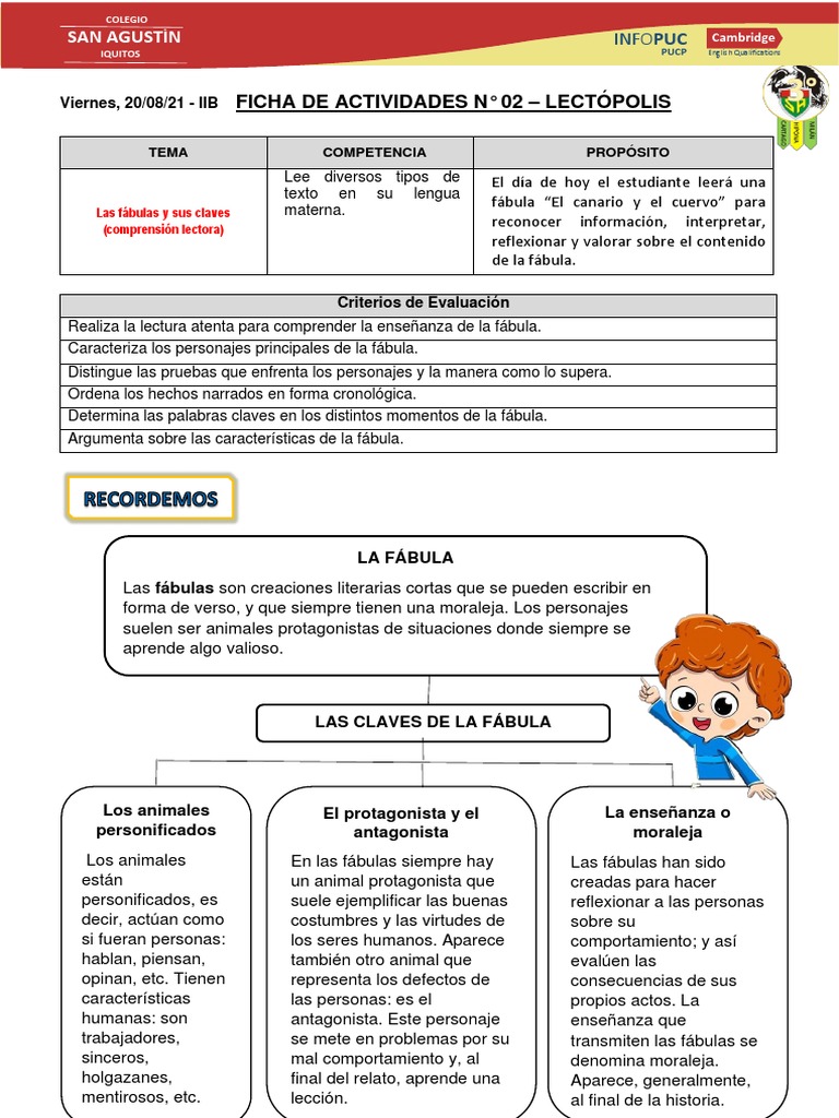 Ficha 02 de Lectópolis I | PDF