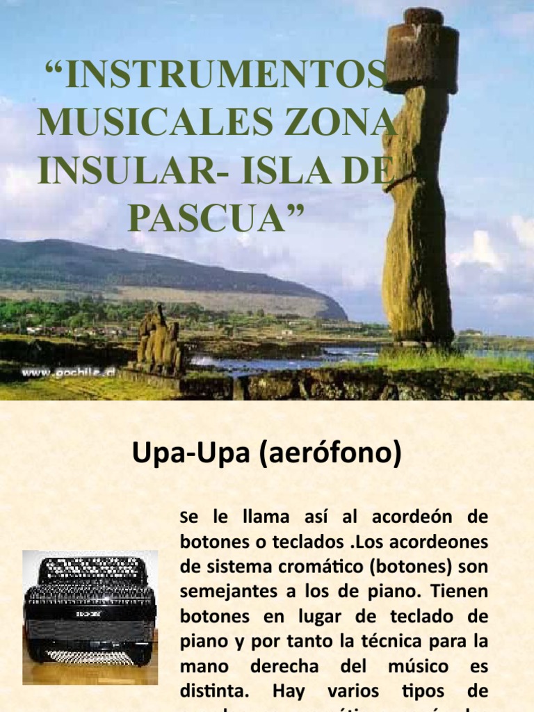 Instrumentos Musicales Zona Insular - Isla de Pascua | PDF ...