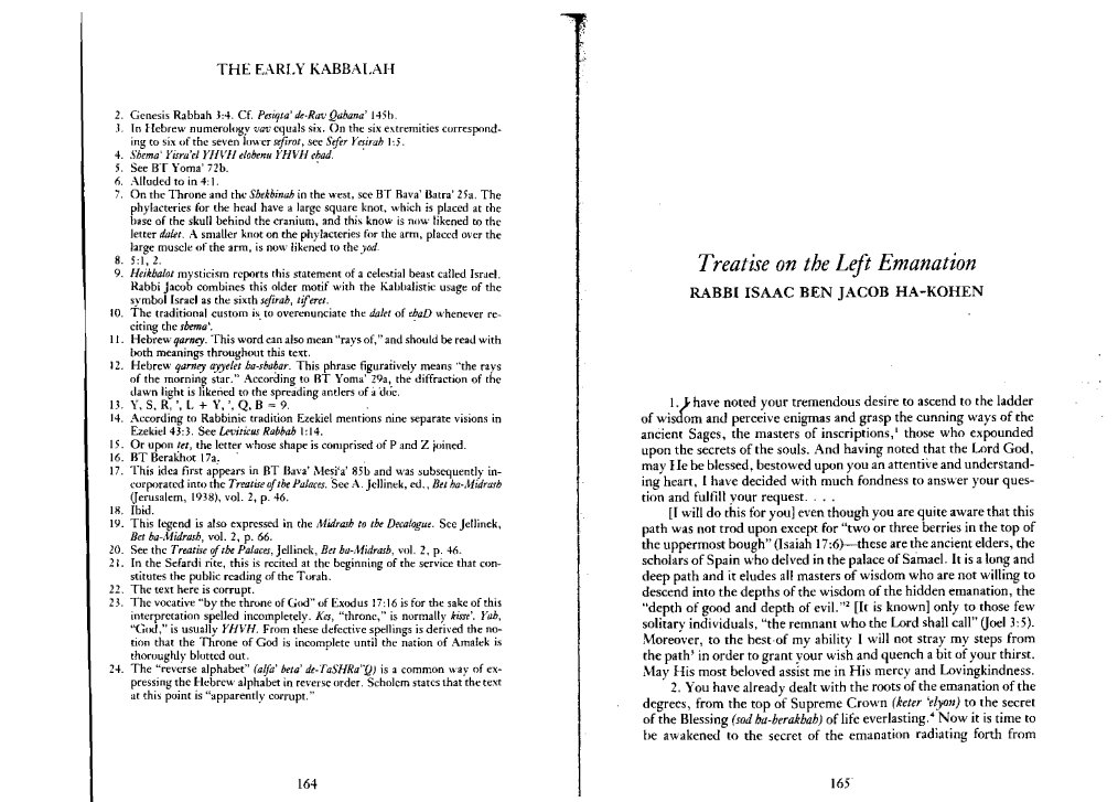 Treatise On The Left Emanations | PDF | Lilith | Kabbalah