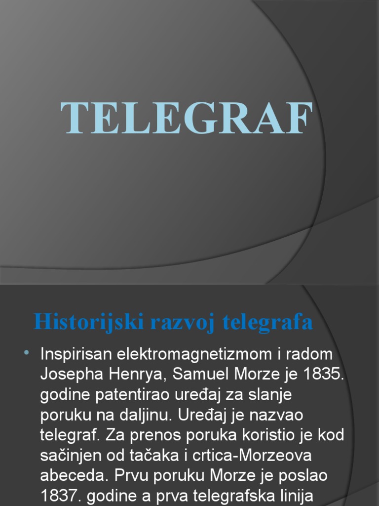 Telegraf | PDF