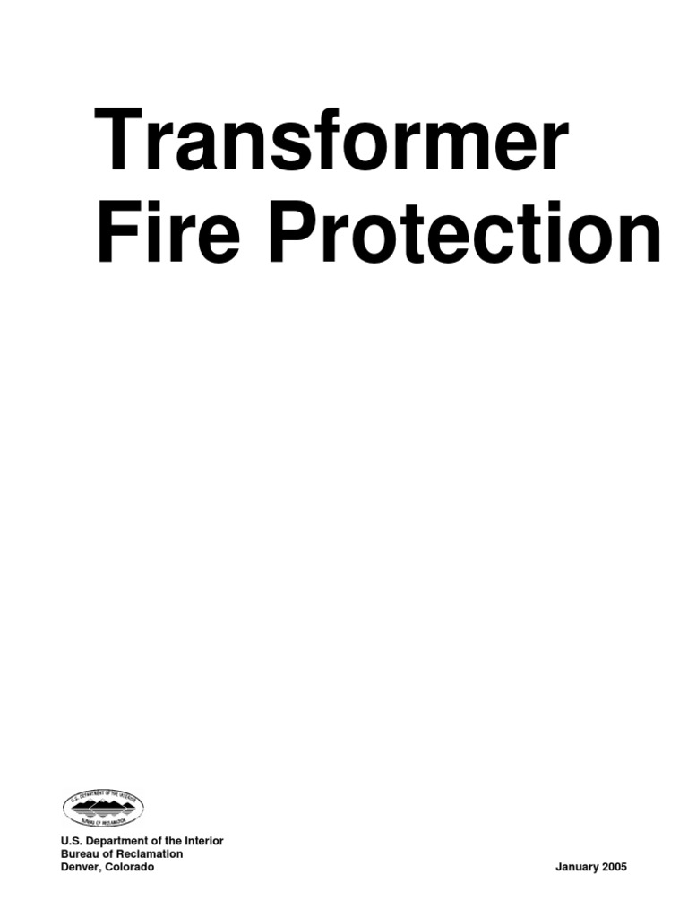 Transformer Fire Protection | PDF | Firefighting | Transformer