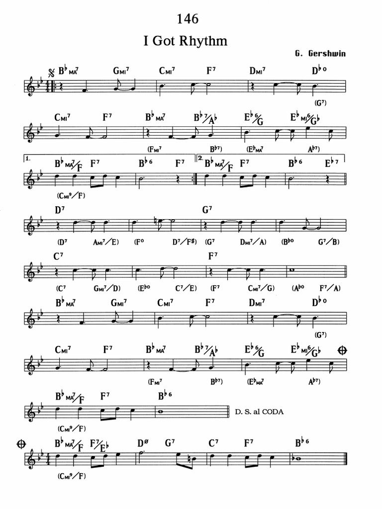 I Got Rhythm - G.Gershwin 0a | PDF