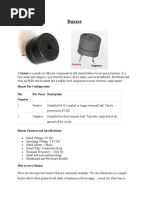 Buzzer - Pinout, Working, Specifications & Datasheet | PDF | Electrical Circuits | Manufactured ...