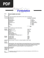 Floor Cleaner (Formulation #US FC 31) PDF | PDF