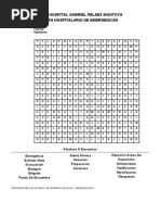 Sopa de Letras de Desastres Naturales - 20 | PDF