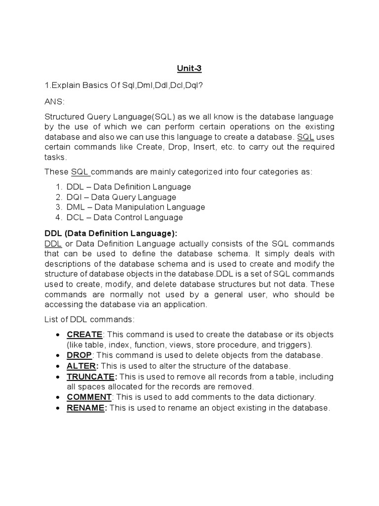 Dbms (Unit 3,4,5) | PDF | Database Transaction | Pl/Sql