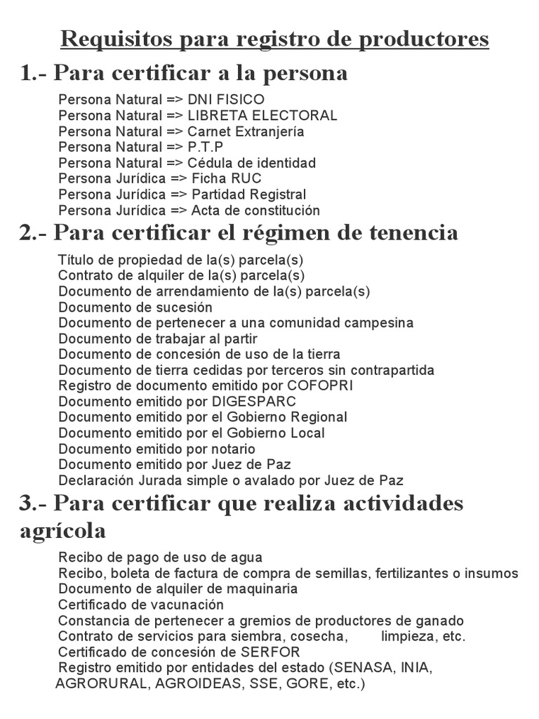 Requisitos para Sisppa | PDF