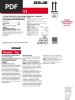 Synergex Catalog Sheet US EPA | PDF | Disinfectant | Biofilm