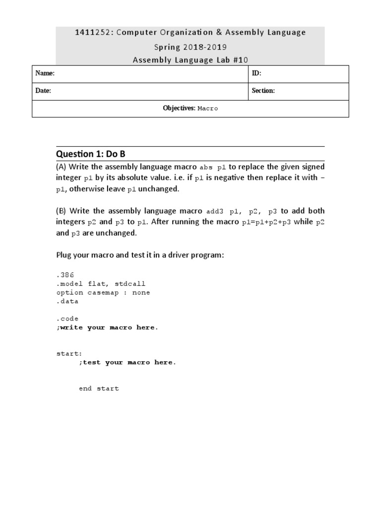 CS252 Lab09 | PDF | Computers