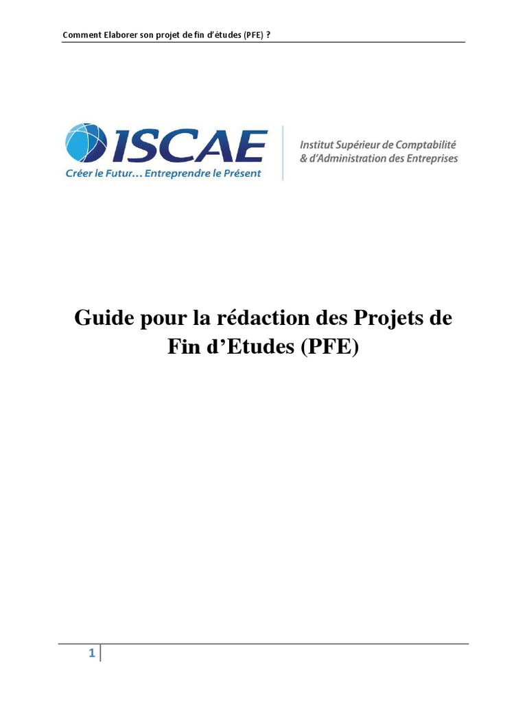 Guide PFE 2022 Final | PDF