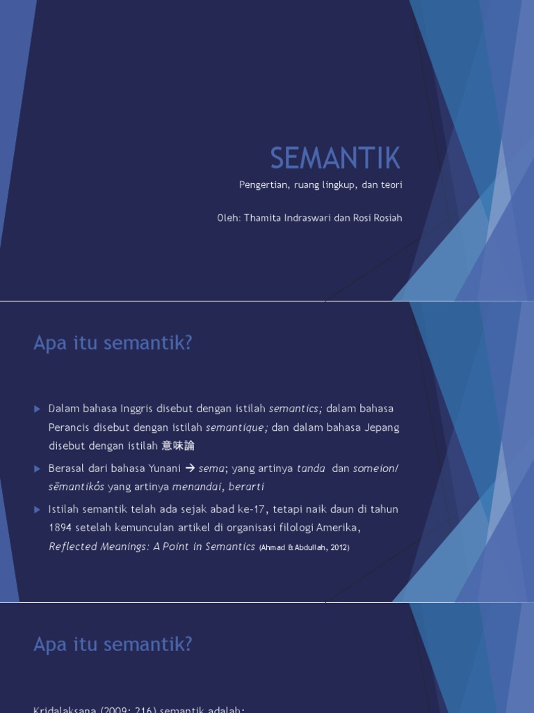 12 Semantik | PDF