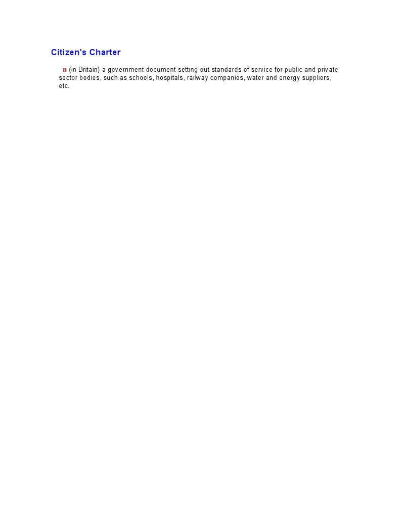 Understanding Citizen's Charter Standards | PDF
