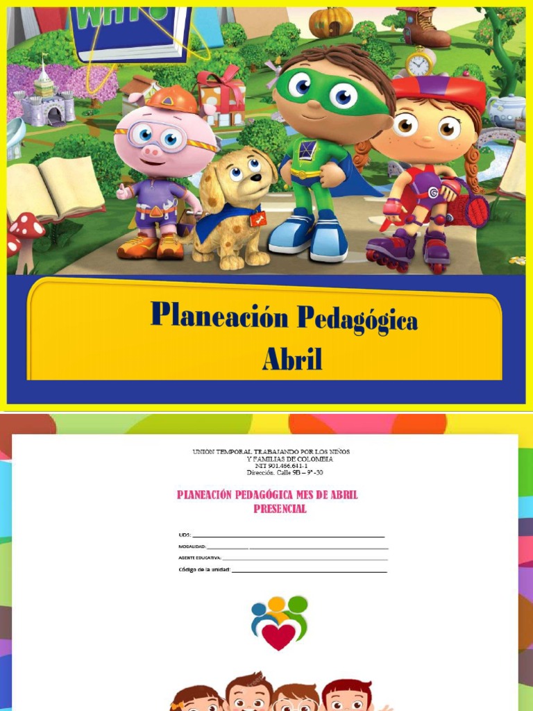 Planeación Dimf - Abril - Darío Díaz | PDF