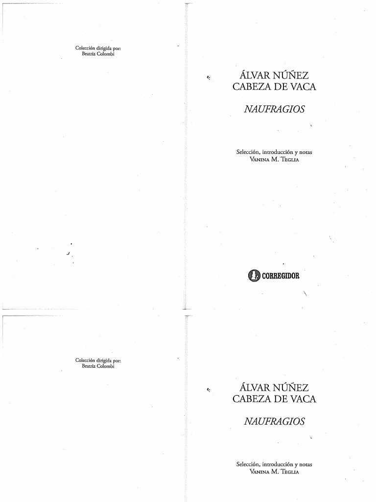 Alvar N. - Naufragios (Completo) | PDF