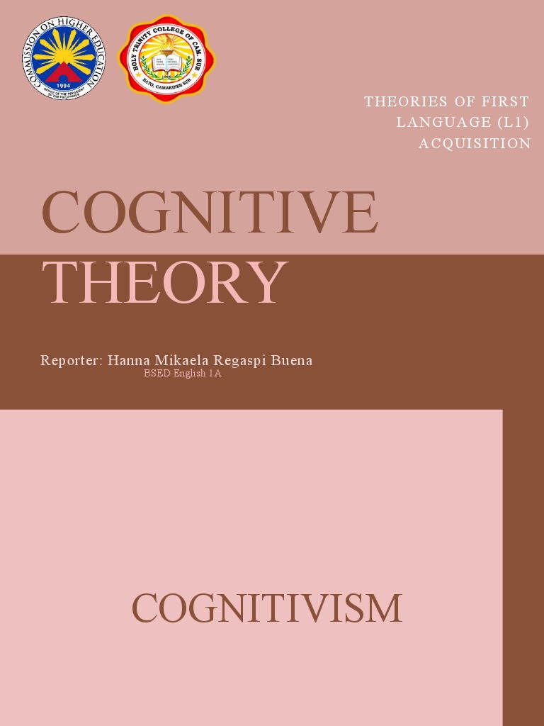 Cognitive Theory | PDF | Cognition | Behavioural Sciences